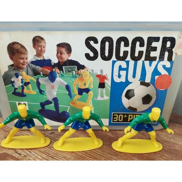 Kaskey Kids | Toys | Soccer Action Figures Cake Topper Craft Party 29 ...